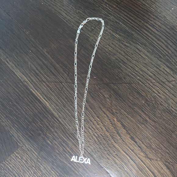 Jewelry | Name Necklace In Silver Alexa | Poshmark